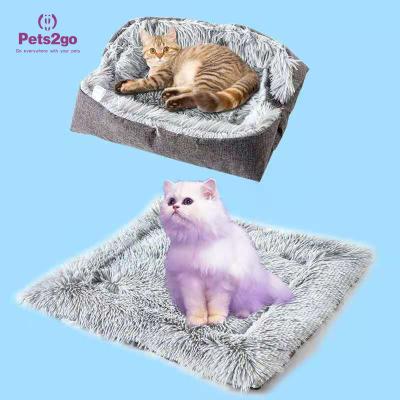 Cina Stuoie di tela della peluche 61X51cm dell'animale domestico comodo di Pets2go in vendita