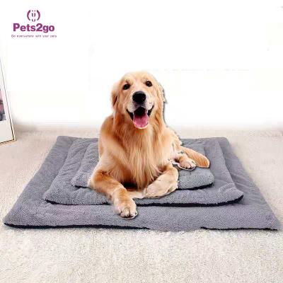 China Memory Foam Washable 100 Cotton 90*75CM Pet Bed Mat for sale