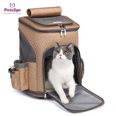 Cina L borsa di trasportatore di nylon dell'animale domestico dello zaino 2.4KG per il viaggio in vendita