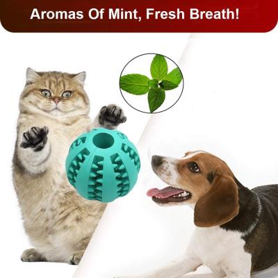 中国 Oem球ペット咀嚼のおもちゃをきれいにするゴム製2x2犬歯 販売のため