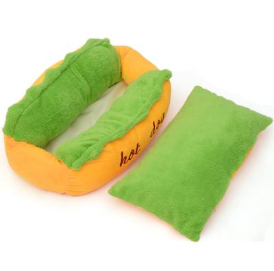 China Soft Fiber 0.8kg OEM And ODM Dog Lounger Bed for sale