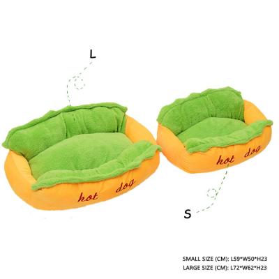 China Soft Fiber 0.8kg OEM And ODM Dog Lounger Bed for sale