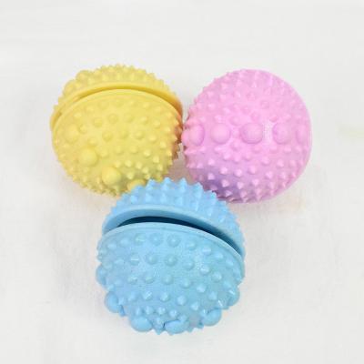 Cina Alimento di colore di Macaron che cola la palla di masticazione di Tpr per il cane in vendita
