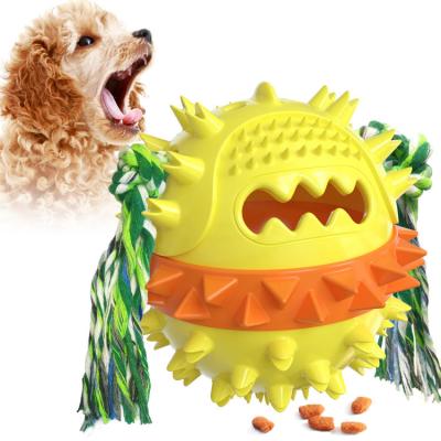 Cina Cane colante Toy Molars Stick Plastic stridulo di puzzle del cane della palla dell'alimento in vendita