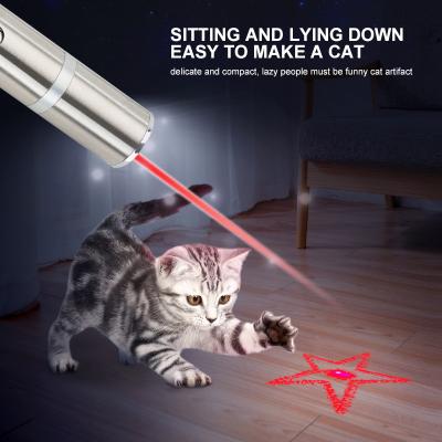 Cina 0.185wh USB che fa pagare la metropolitana d'acciaio di Cat Laser Pen Toy With in vendita