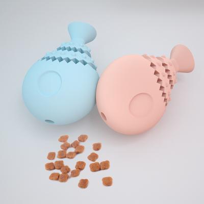 Cina Masticazione commestibile Toy Pink Blue Green Optional del cane del Fishbone TPR in vendita