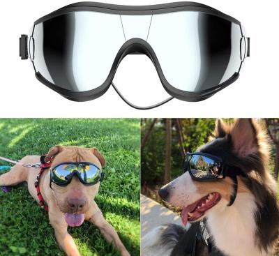 China Uv Wind Dust Protection 0.5kg Dog Sunglasses With Adjustable Strap for sale