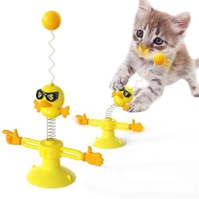 Cina La piattaforma girevole del mulino a vento della tazza di aspirazione prende in giro il puntatore Cat Toy del laser del Odm in vendita