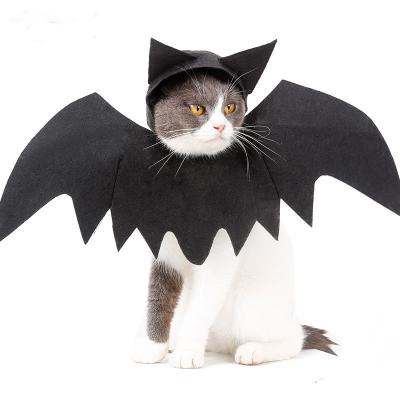 China Haustier-Schläger 100g Halloween beflügelt schwarzes kühles Hunde-Cat Bat Hat Disguise Pet-Kostüm zu verkaufen