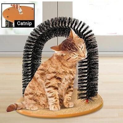 Cina Setola Ring Pet Cleaning Brush Self dell'arco che governa per lo spargimento di controllo in vendita