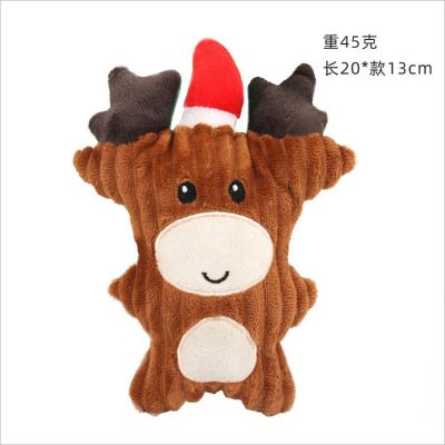 Cina Peluche resistente del morso che suona a giocattoli del cane della peluche per il Natale 20x16cm in vendita