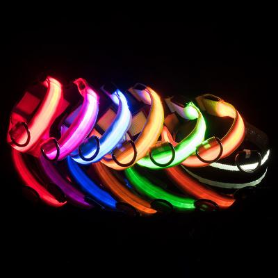Cina Collare principale luminoso dell'animale domestico che fa pagare S ricaricabile m. L XL in vendita