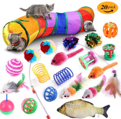 Cina Giocattolo interattivo pieghevole di Gray Pink Indoor Cat Tunnels in vendita