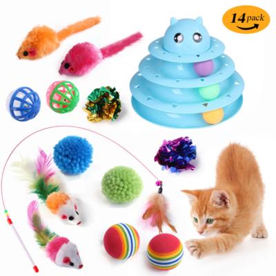 中国 子ネコは綿屋内相互のための折りたたみ猫のトンネルをもてあそぶ 販売のため