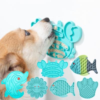 China Food Slow Down Eating Dog Lick Mat Wall Floor Suctions for sale