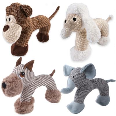 China Rubber Plush Puppies Dog Toys Safe For Aggressive Chewers for sale