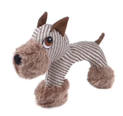 China Rubber Plush Puppies Dog Toys Safe For Aggressive Chewers for sale