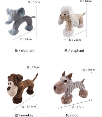 China Rubber Plush Puppies Dog Toys Safe For Aggressive Chewers for sale
