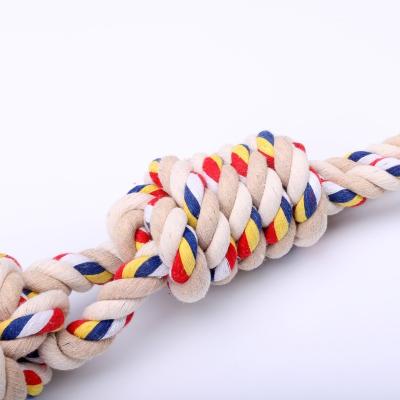 Cina Cane di Toy Knot Bite Resistant For del cotone del cane interattivo della corda grande in vendita
