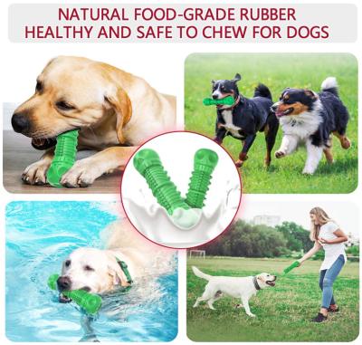 China Rubber Puppy Dog Bone Safe Toys For Aggressive Chewers Interactive for sale