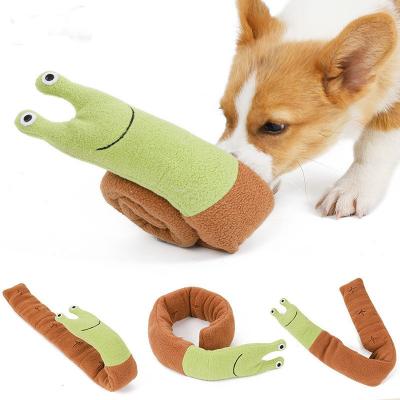 Cina L'animale domestico di fiuto della lumaca gioca i molari della peluche imbarazza i prodotti interattivi dell'animale domestico di Phonation dei giocattoli del cane in vendita