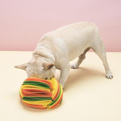 Cina Rifornimenti educativi di Toy Pet Sniffing Bulb Dog del cane che fiutano il cuscinetto di addestramento di Slow Food del cuscinetto in vendita