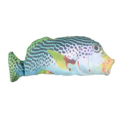 Cina Morso divertente di simulazione del cotone di Cat Toy Oxford Cloth pp del pesce di Phonation resistente in vendita