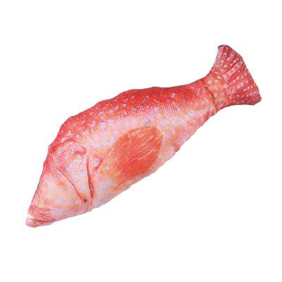 Cina Morso divertente di simulazione del cotone di Cat Toy Oxford Cloth pp del pesce di Phonation resistente in vendita
