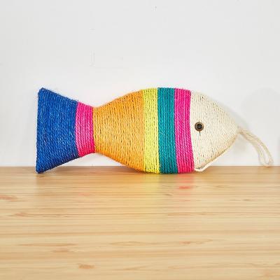 Cina Pesce Cat Toy Claw Grinding Pet Products del sisal del bordo del graffio in vendita