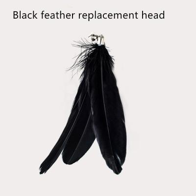 China Cat Interactive Toy Replacement Head Feather Wire Cat-Teaser Toy Suction Cup Retractable From Hi Cat-Teaser Stick for sale