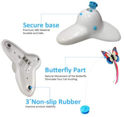 China Vibração interativa elétrica da borboleta do exercício que gerencie Kitten Toys à venda