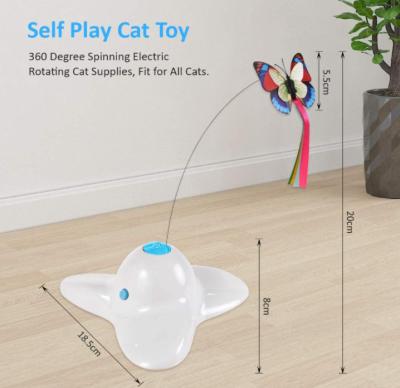 China Vibração interativa elétrica da borboleta do exercício que gerencie Kitten Toys à venda