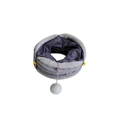 Cina Progettazione resistente Cat Passage Pet Toy del foro del graffio di Cat Toy Comfortable Foldable Pet Tunnel dell'animale domestico multi in vendita