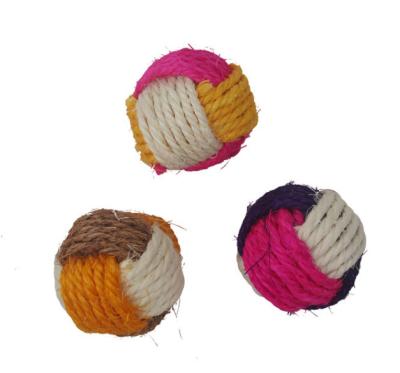 China Interactive Robot Mouse Cat Toy Seagrass Ball for sale
