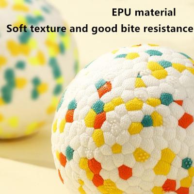 China ETPU High Elastic Rebound Bite Resistant Dog Bite Ball TPU Bite Resistant Molar Ball Training Pet Puzzle Interactive Toy for sale