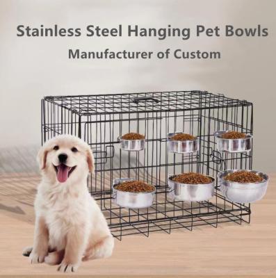 Cina il cane lancia alimentatore elevato fissato al muro su misura pieghevole dell'animale domestico di altezza in vendita