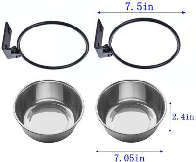 China Collapsible Wall Mounted Pet Feeder Customized Height for sale