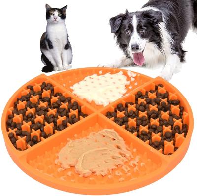 China Puzzle Feeder Licking Mat With Suction Cups For Dogs And Cats for sale