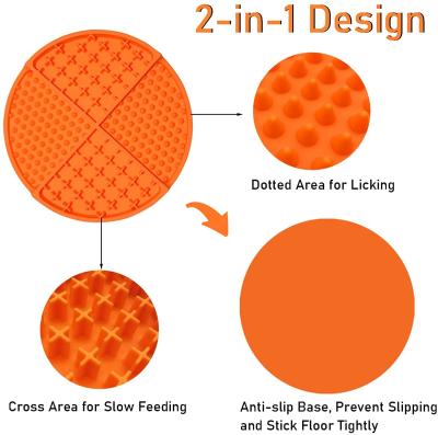China Puzzle Feeder Licking Mat With Suction Cups For Dogs And Cats for sale