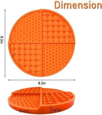 China Puzzle Feeder Licking Mat With Suction Cups For Dogs And Cats for sale