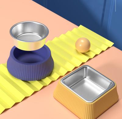 China Slow Pet Feeder Bowls Dog Feeding Corrosion Resistant for sale