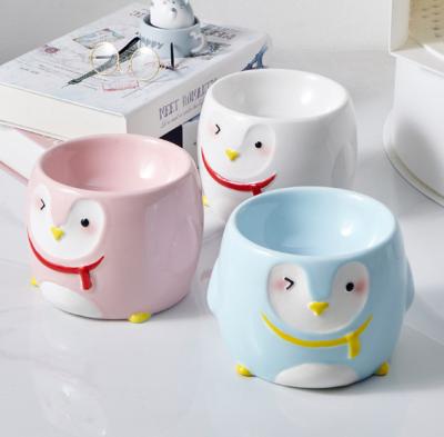 China Elevated Pet Feeder Bowls 15 Degrees Tilted Ceramic Cat Dish for sale