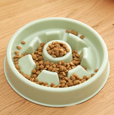 China Anti Choking Pet Slow Feeder ​Bloat Stop Dog Food Water Bowl With Funny Pattern for sale