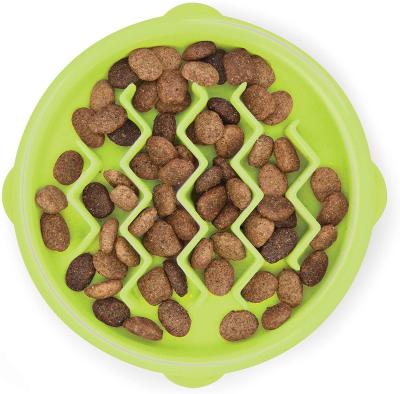 China Interactive Cat Puzzle Bowl Non Slip Slow Feeder ABS for sale