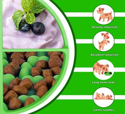 Cina Cane multifunzionale del silicone che lecca Mat With Suction Cups in vendita