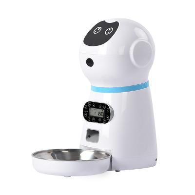 China Intelligent Pet Feeder Bowls Automatic Delivery Recording Timing Ration for sale