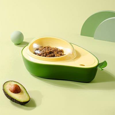 China Avocado Pet Automatic Water Feeder Cat Dog Slow Food Bowl for sale
