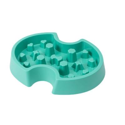 Cina Soffocamento della singola ciotola di Slow Food del silicone anti per Teddy Golden Cat in vendita