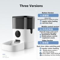 China Timing Quantitative Automatic Cat Feeder Intelligent Video Surveillance for sale