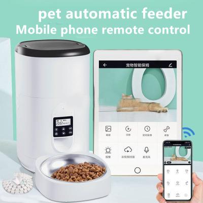 China Intelligent Automatic Pet Feeder Bowls Neck Protecting Two In One for sale